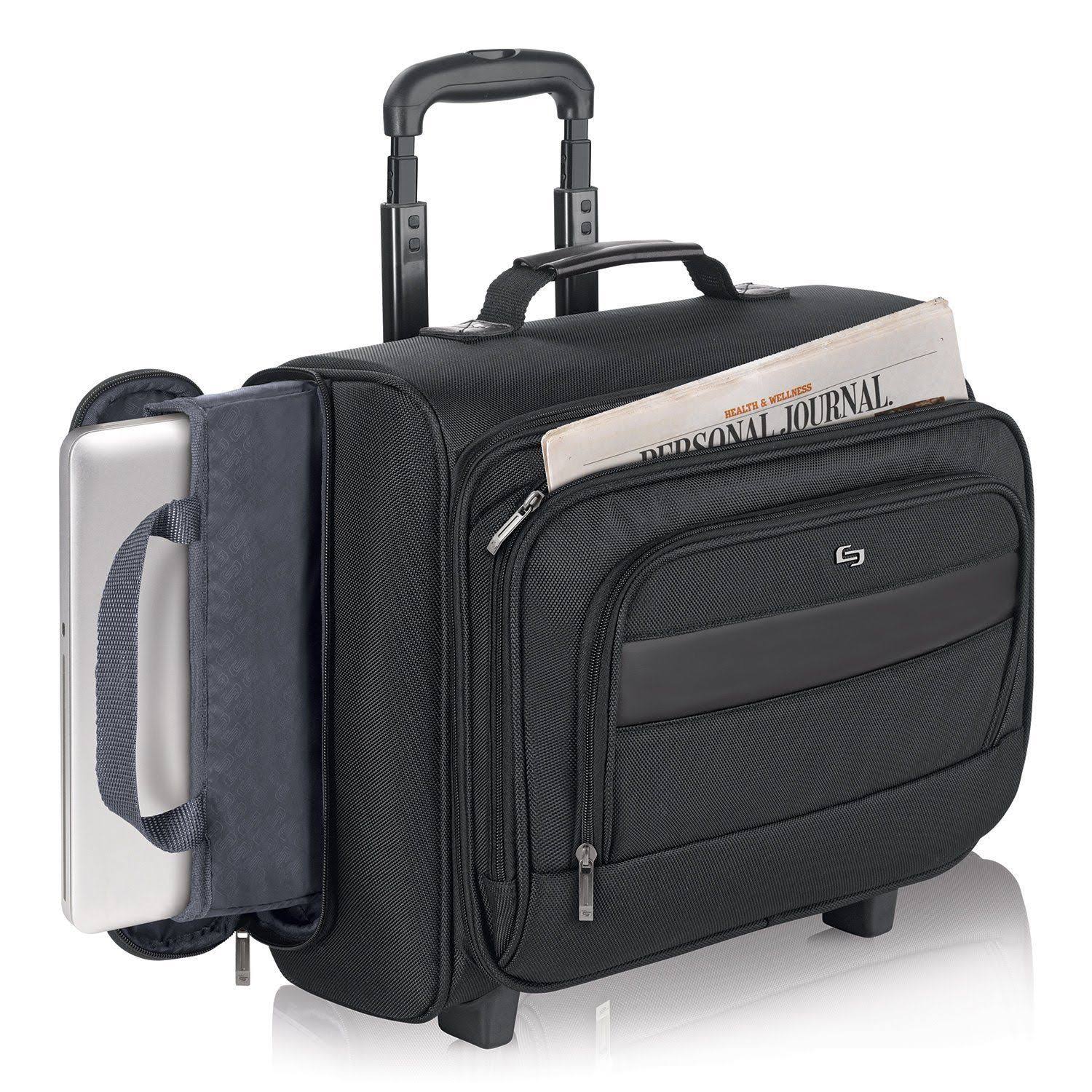 SOLO Classic Rolling Laptop Overnighter B64 4 Notebook Carrying Case SOLO Classic Rolling Laptop Overnighter B64 4 Notebook Carrying Case